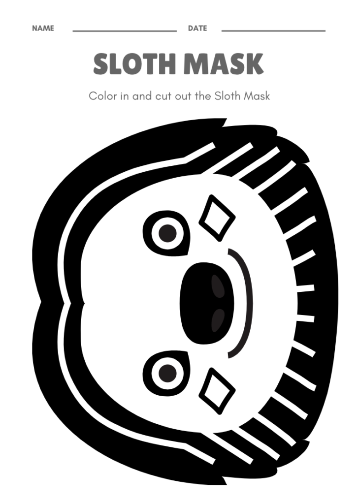 Free Sloth Themed Kids Activity Sheets - Help My Kids Are Bored